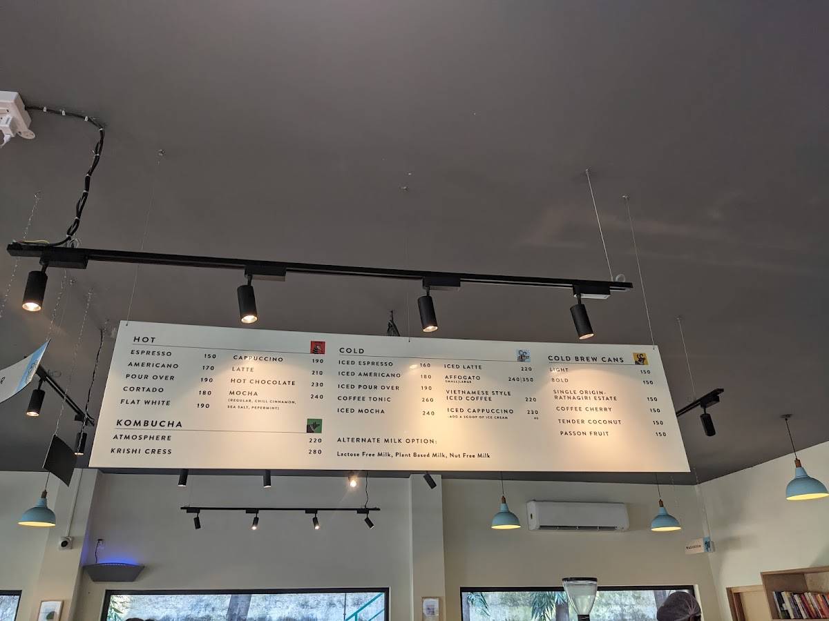 Menu at Blue Tokai Coffee Roasters Koregaon Park, Pune