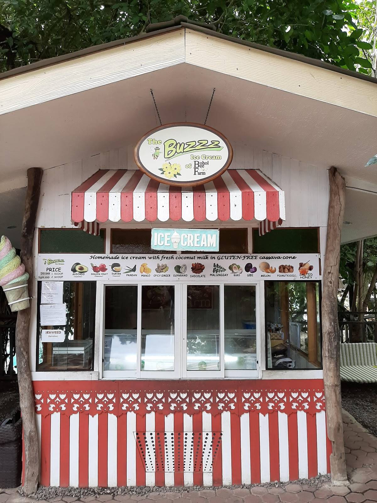 Menu at Bohol Farm restaurant, Dauis