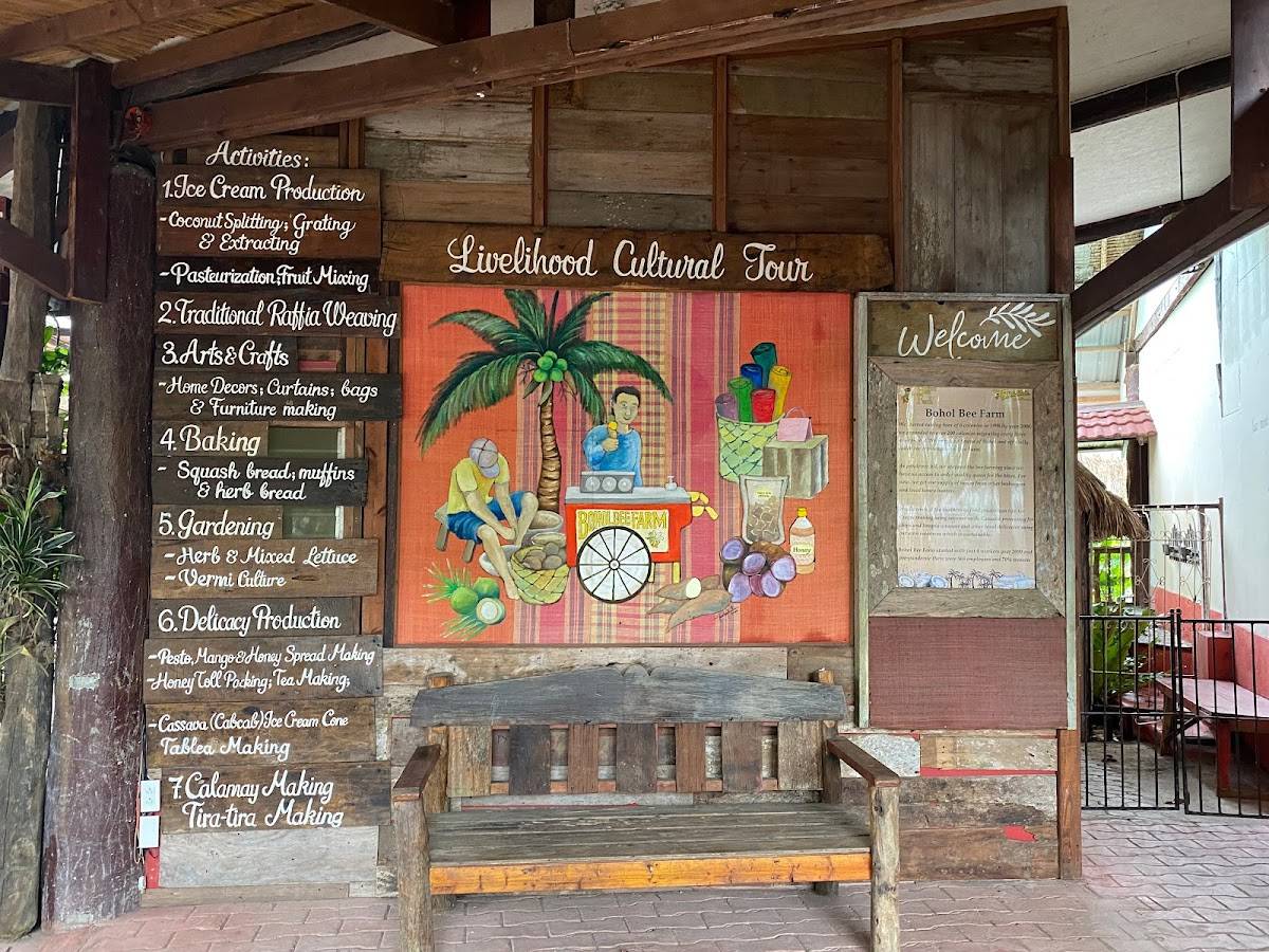 Menu at Bohol Bee Farm restaurant, Dauis