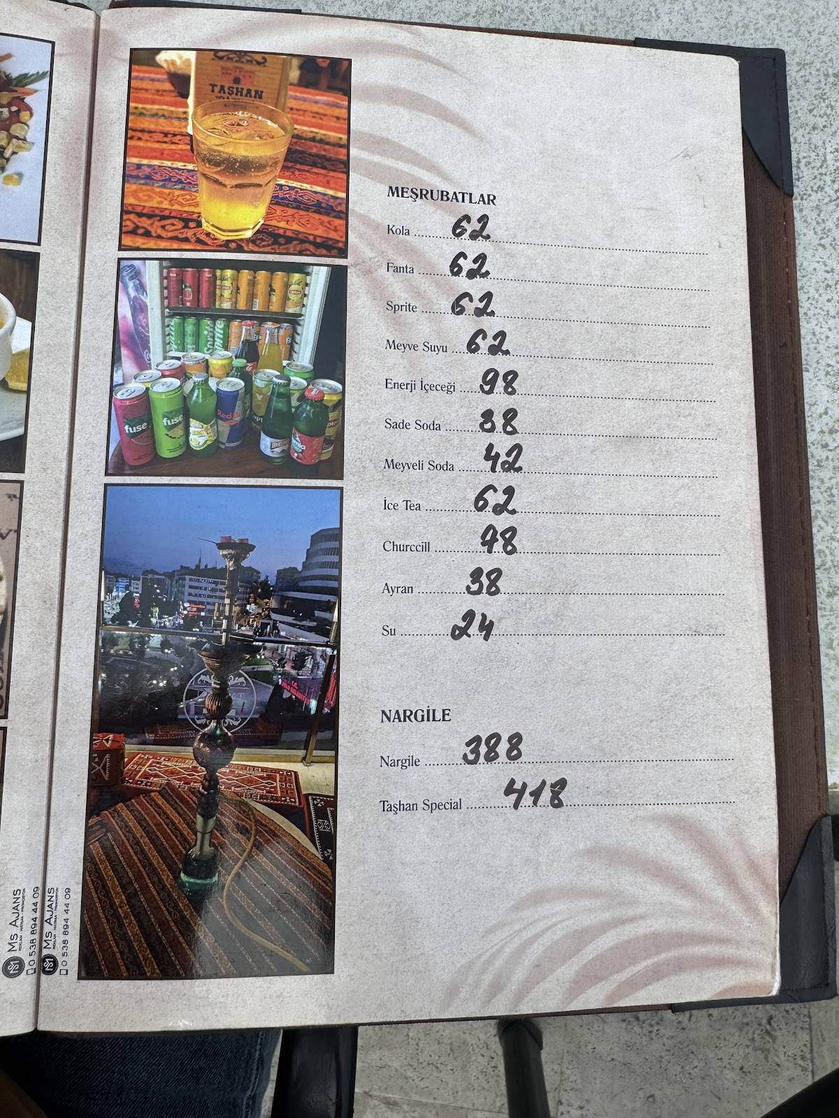 Menu at Bolu Taşhan Cafe & Restaurant, Bolu