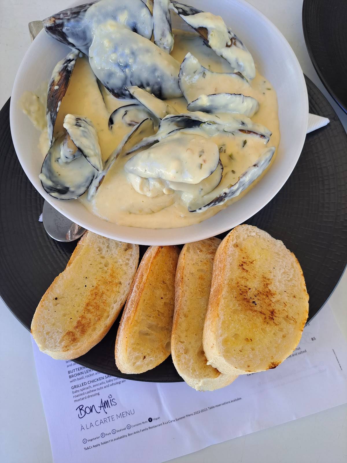 Menu at Bon Amis Family Restaurant, Cape Town