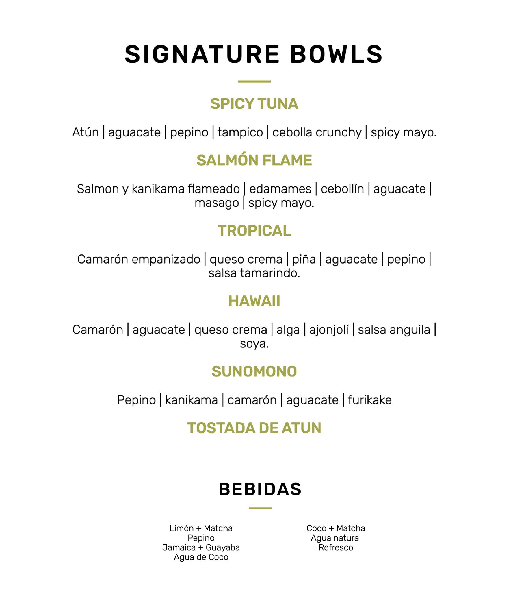 Menu at Boru restaurant, San Pedro Garza García, Plaza Las Palmas