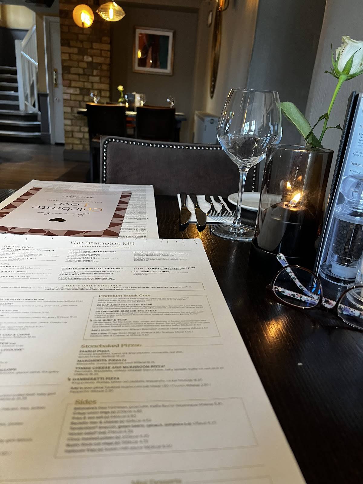Menu at Brampton Mill Huntingdon pub & bar, Huntingdon