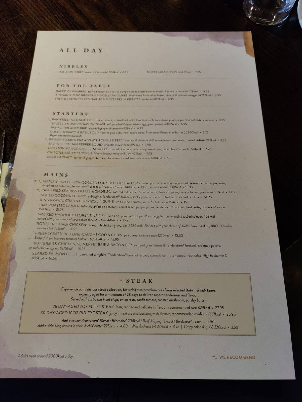 Menu at Brampton Mill Huntingdon pub & bar, Huntingdon
