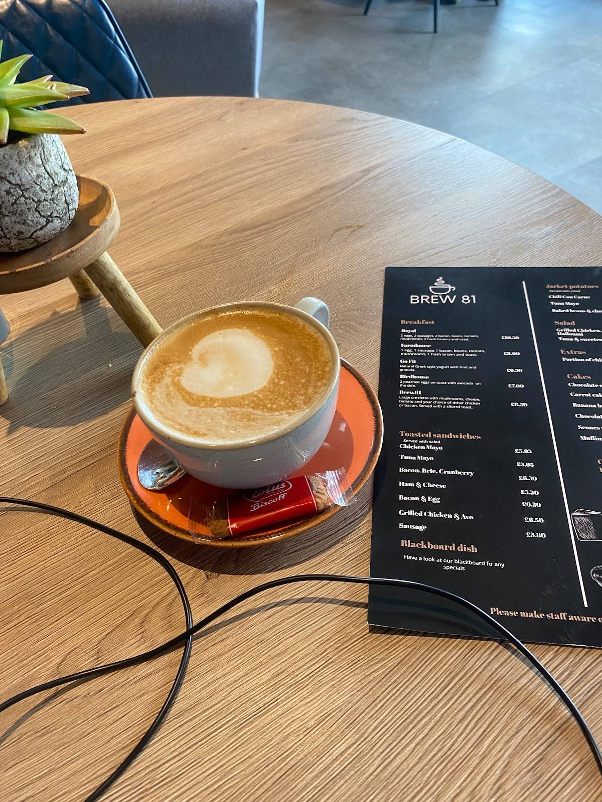 Menu at Brew81 restaurant, Wickford