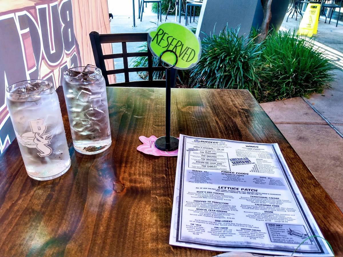Menu at Buck & Sadie's pub & bar, Roseville, Douglas Blvd Suite 28