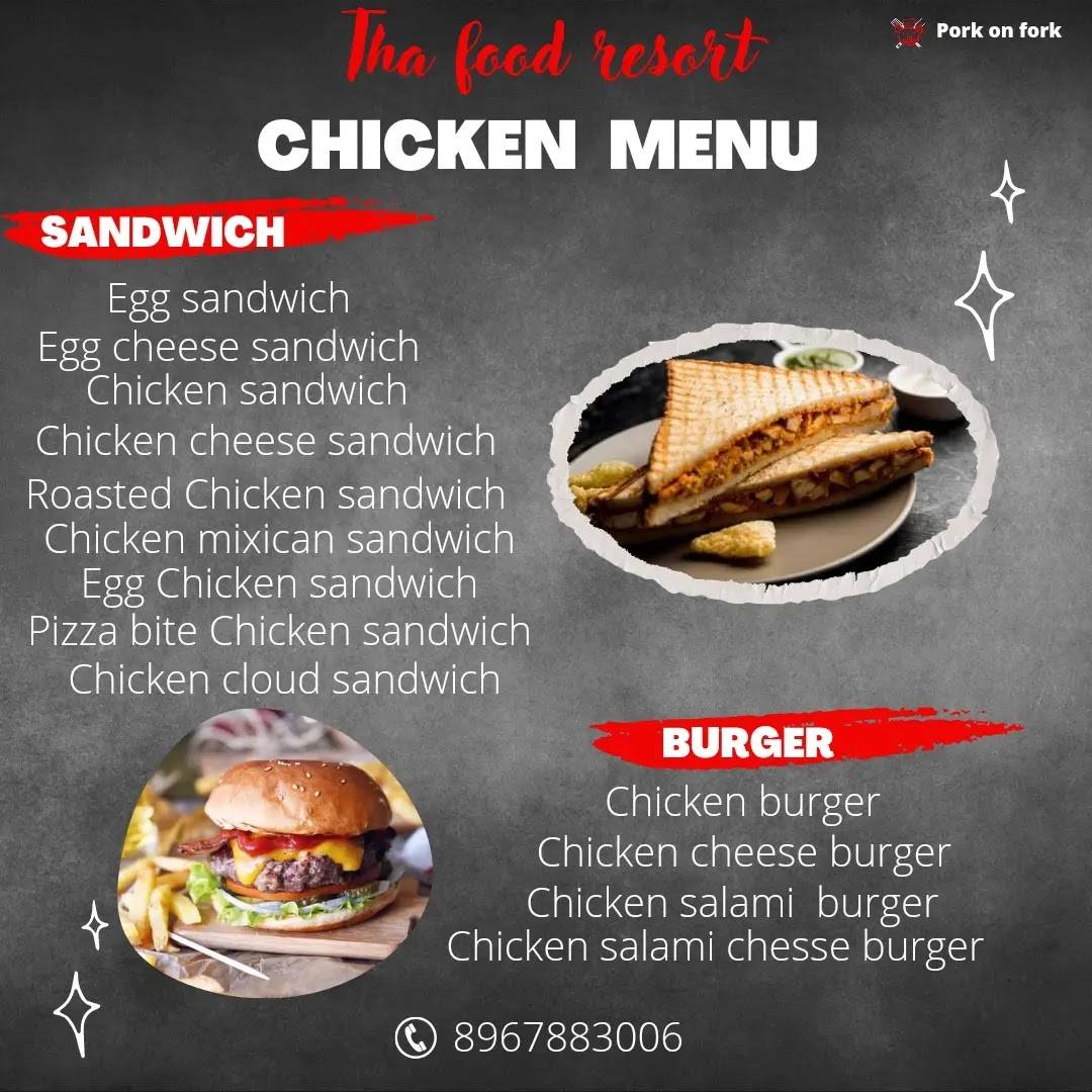 Menu at Big Bite, Bardhaman, Par birhata