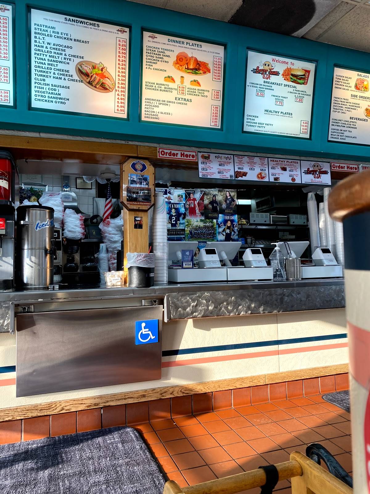 Menu at Burgertown USA restaurant, Redlands, 222 E Redlands Blvd