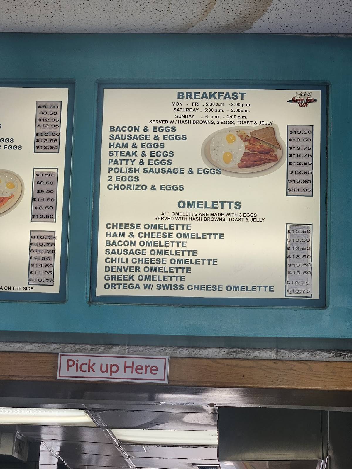 Menu at Burgertown USA restaurant, Redlands, 222 E Redlands Blvd