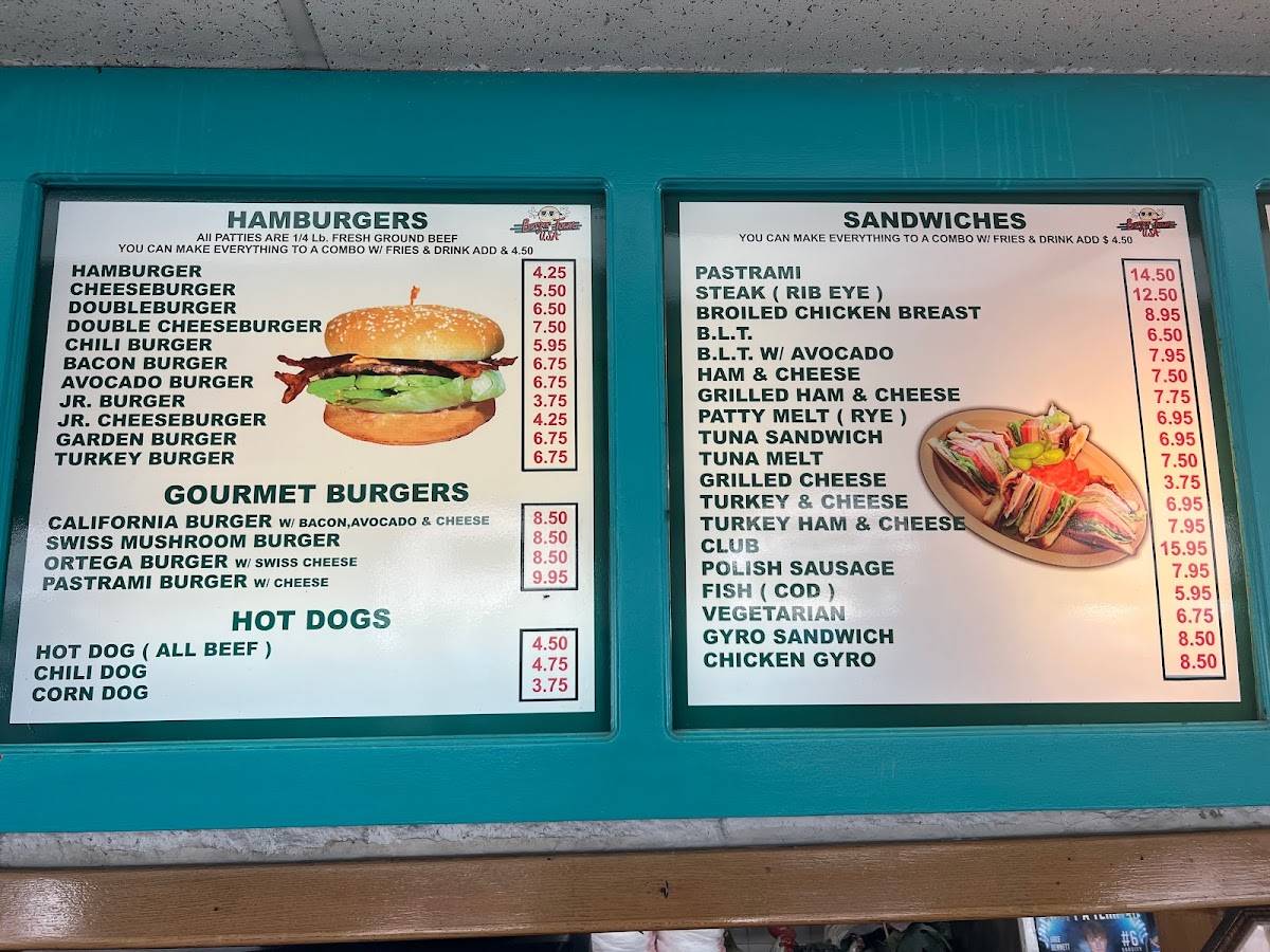 Menu at Burgertown USA restaurant, Redlands, 222 E Redlands Blvd