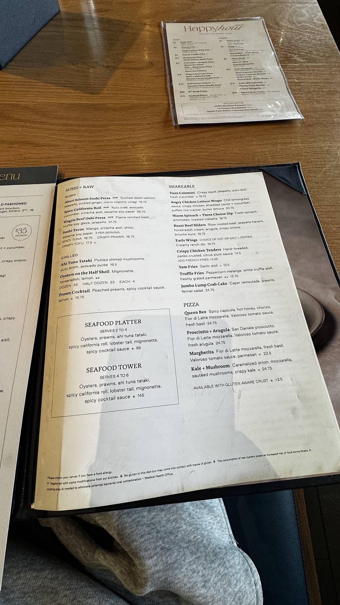 Menu at Earls Kitchen + Bar, Burlington, 900 Maple Ave A25