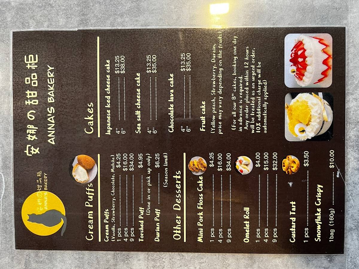 Menu au Busan Korea BBQ, Winnipeg