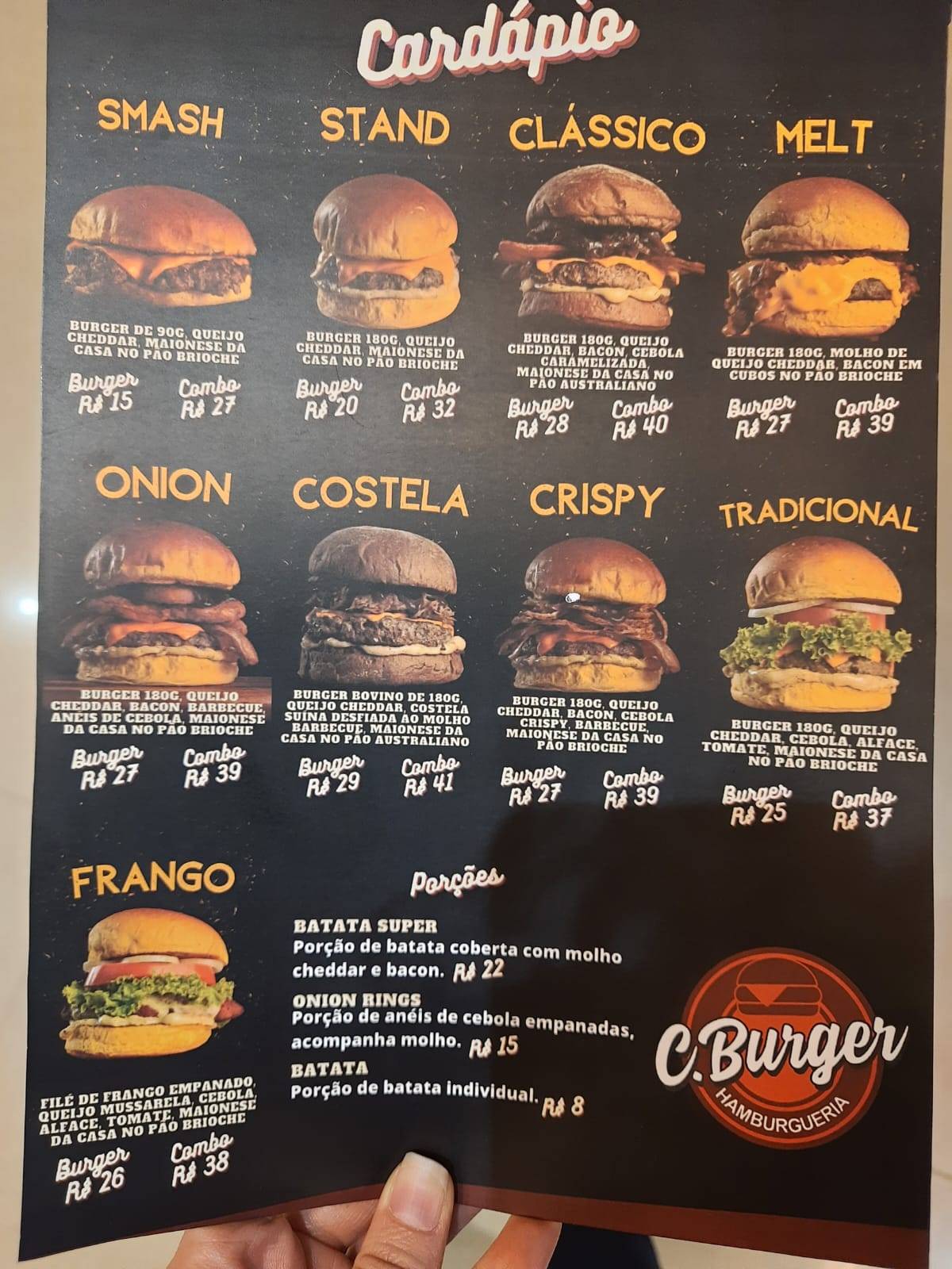 Menu em C.Burger - Asa Norte restaurante, Brasília
