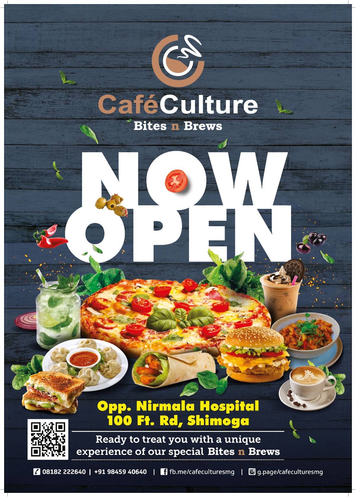Menu at CAFE CULTURE, Shivamogga