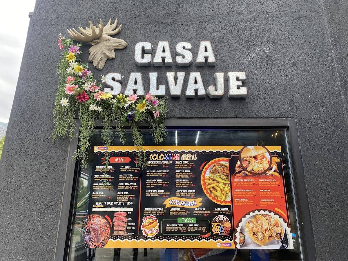 Menu at CASA SALVAJE restaurant, Murray, 645 W 5300 S