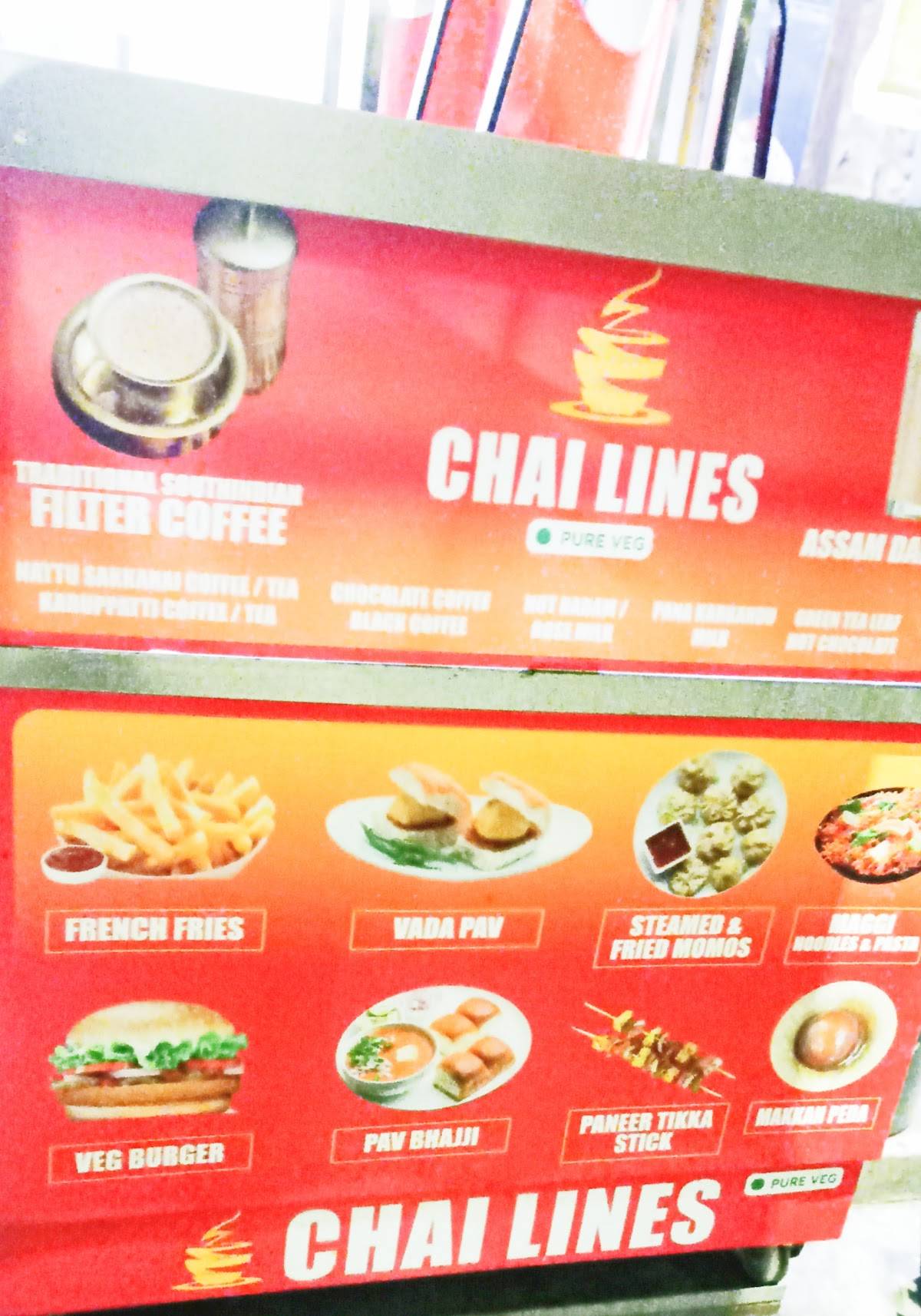 Menu at CHAI LINES, Chennai