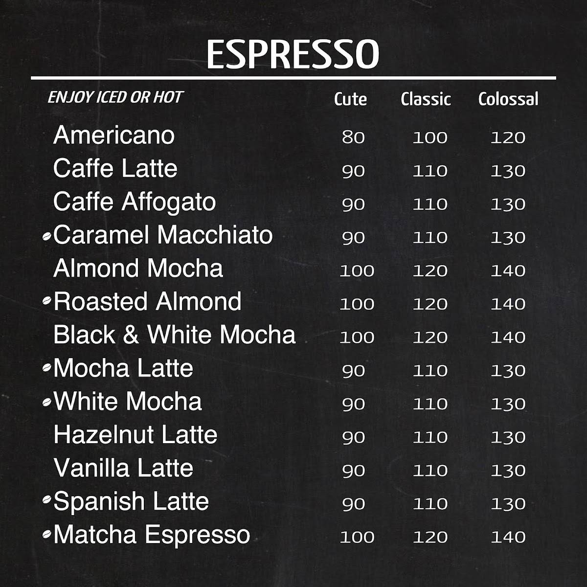Menu at CHN CAFÉ CALAMBA LAGUNA, Calamba