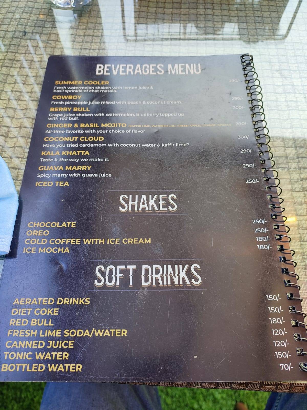 Menu at CLUB AERIES - SKYBAR & KITCHEN, Kolkata, Spencer's 6thFloor terrace