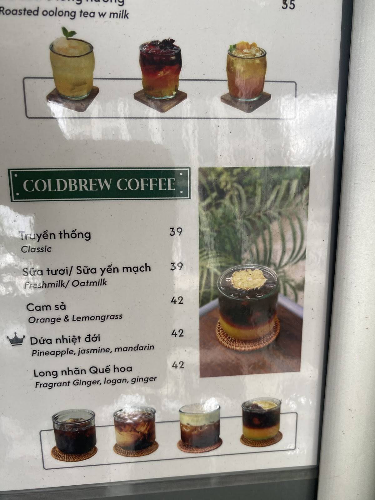 Menu at Cà phê Muối - Đặc sản Huế, Vietnam, Bến Nghé/65 Huế