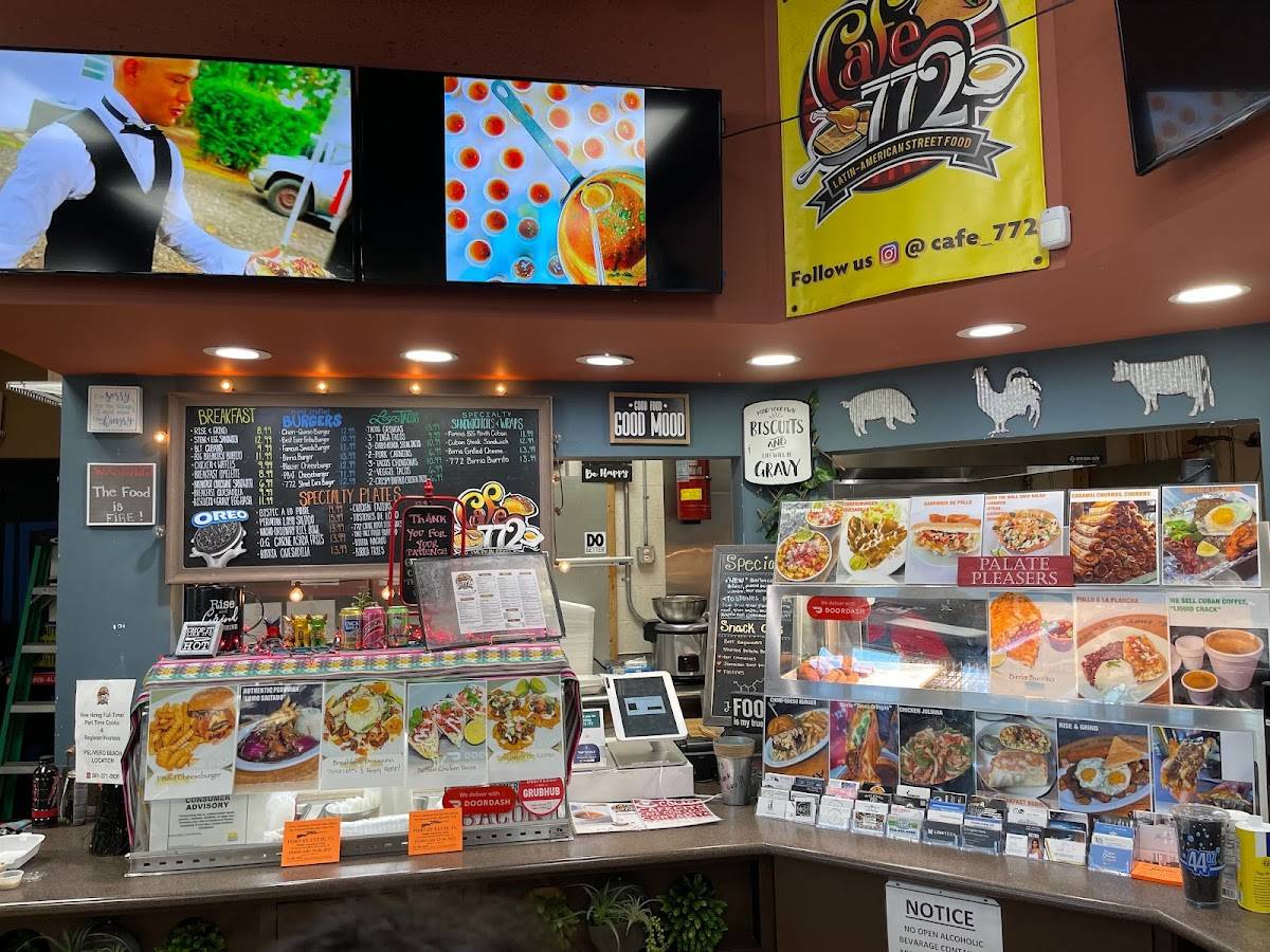 Menu at Cafe772 Cantina & Grill, Port St. Lucie