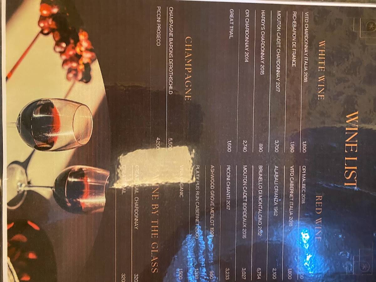 Menu at Cafe Alicia, Manila, 634 P.Ocampo St.
