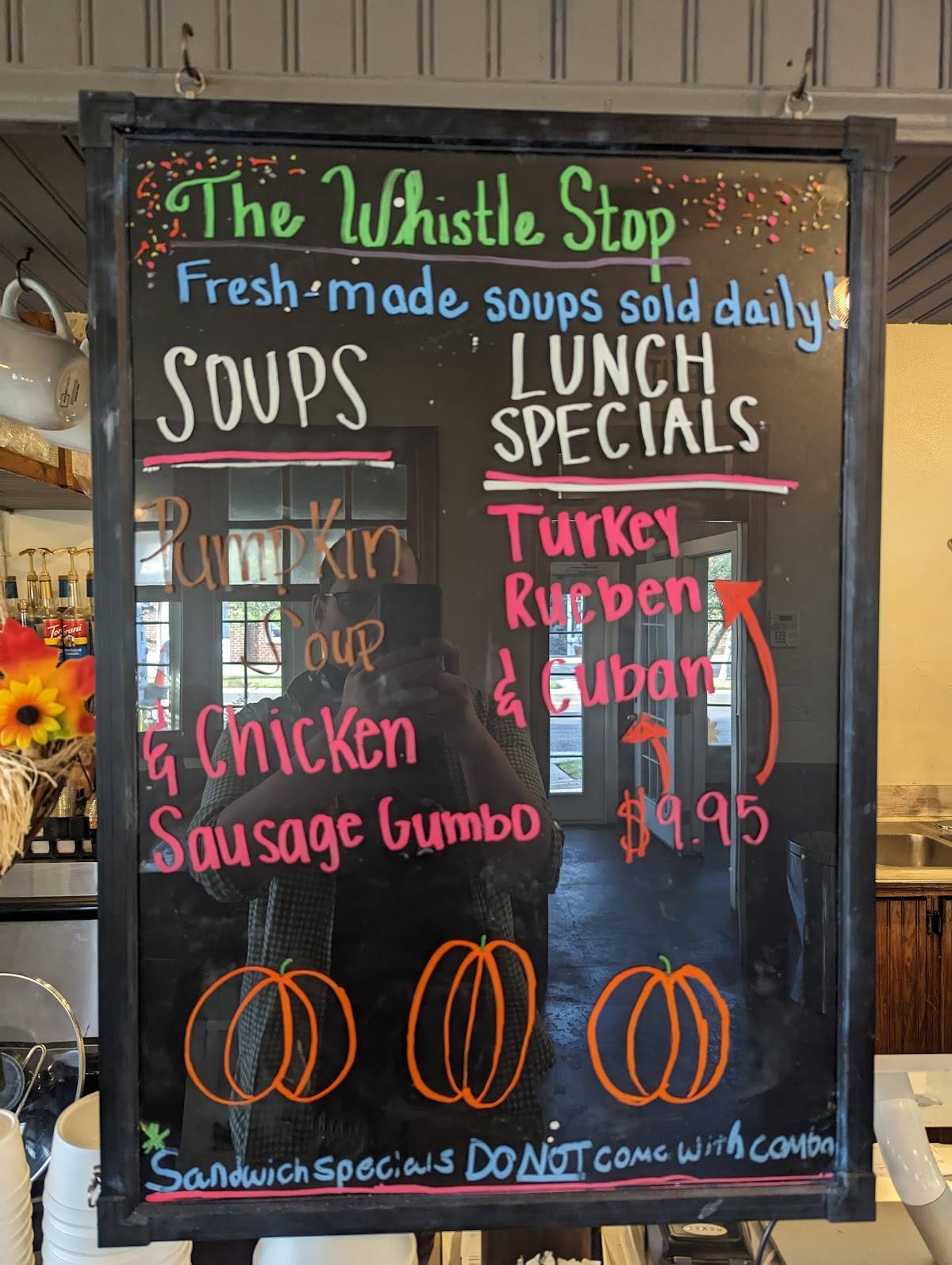 Menu at Cafe Du Jour @ The Whistle Stop, Denham Springs