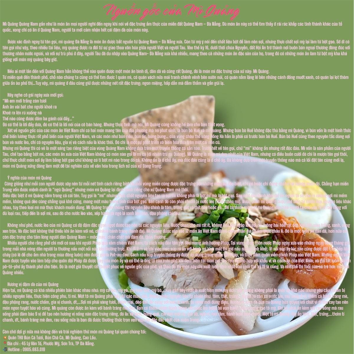 Menu at Quán THU Bún Cá Tươi, Bún Mực, Bún Thái Hải Sản, Bún Chả Cá, Mỳ ...