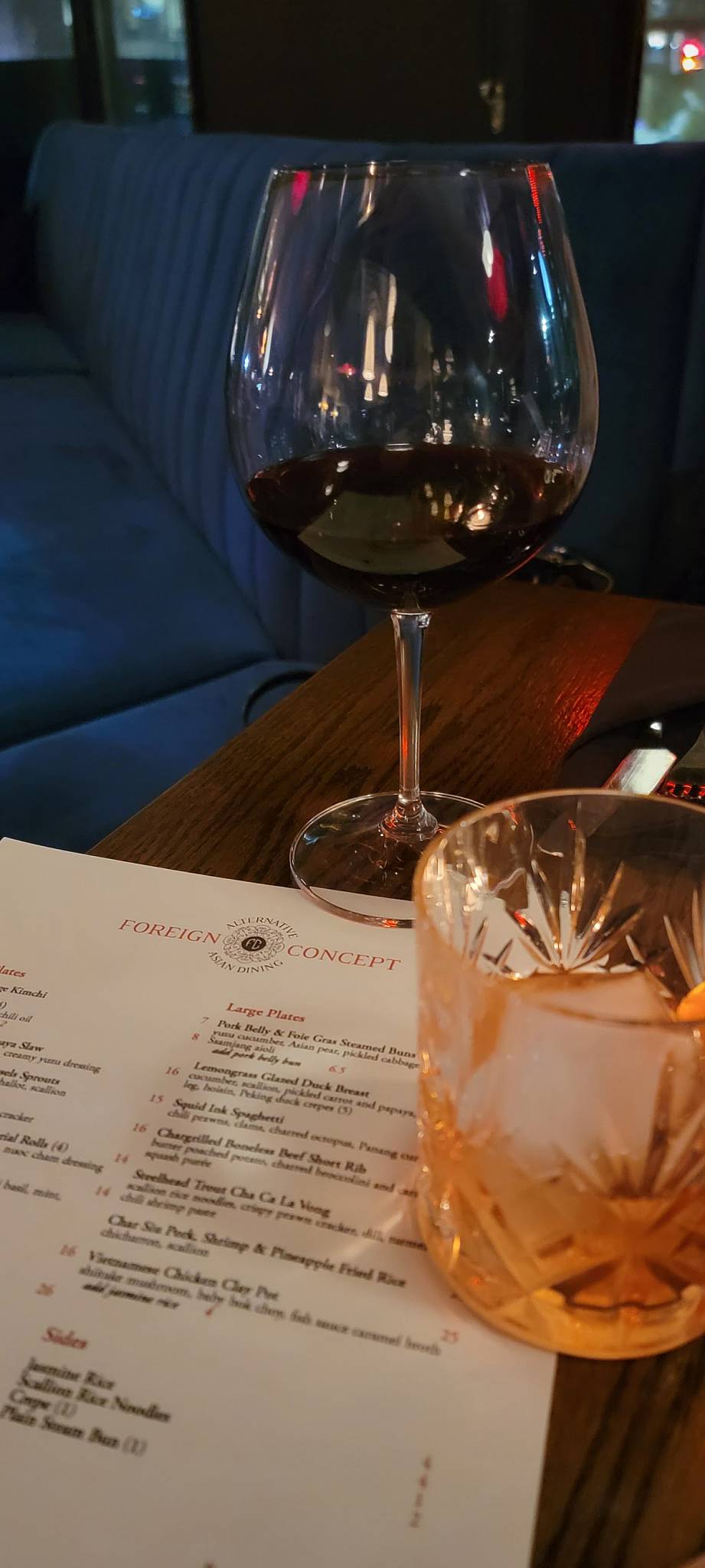 Menu at Foreign Concept pub & bar, Calgary