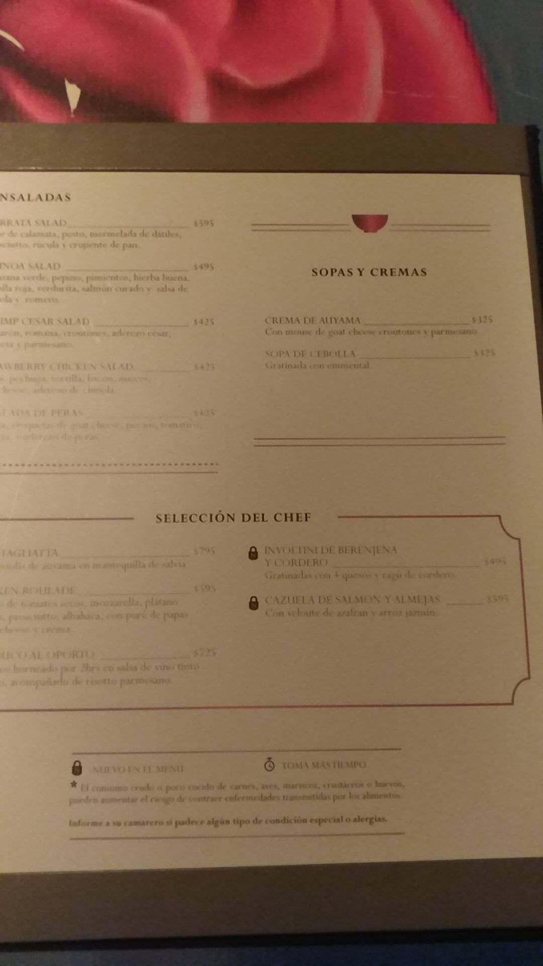 Carta del restaurante Camp David Ranch, Santiago De Los Caballeros ...