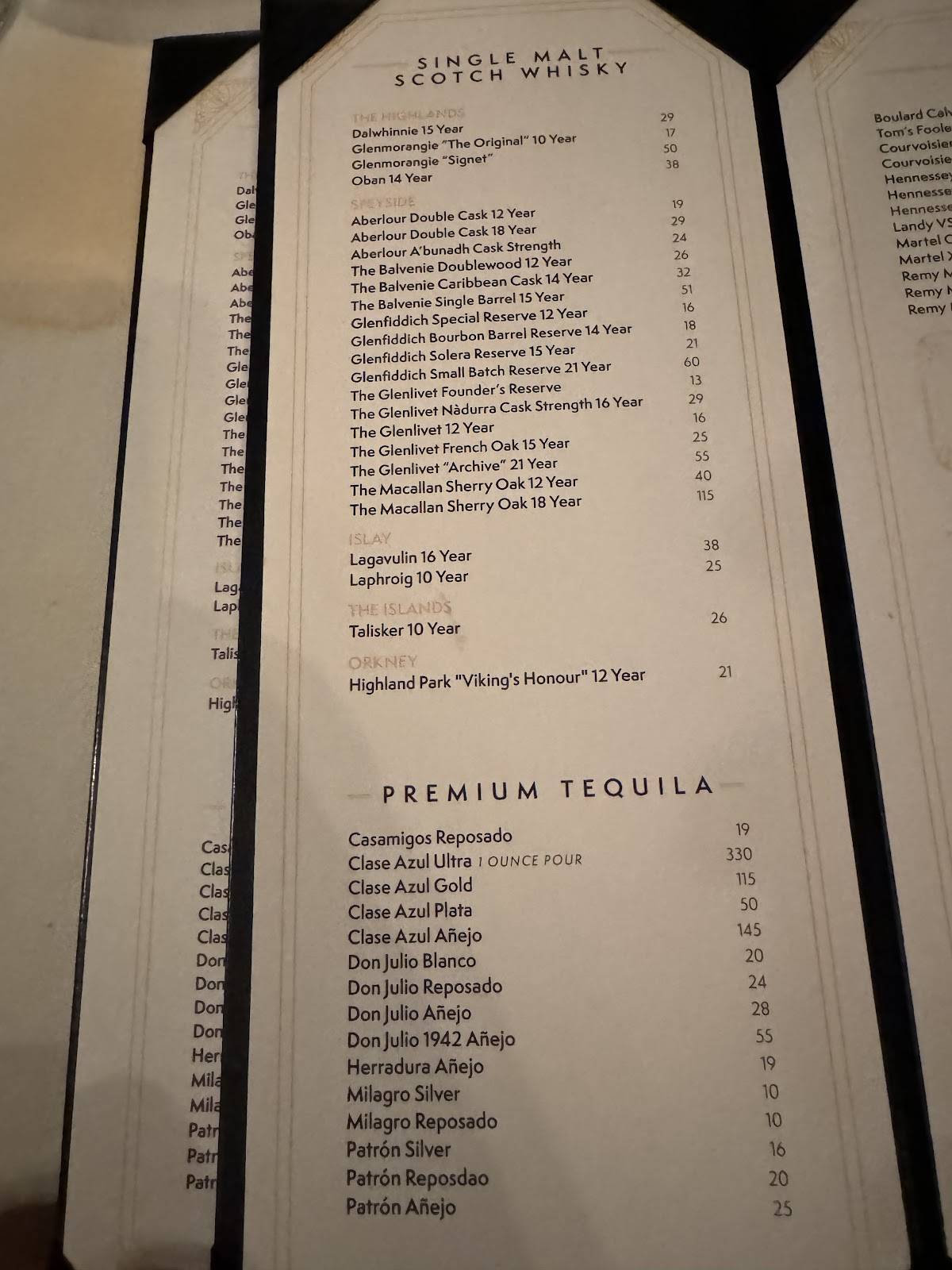 Menu at Carlo & Johnny By Jeff Ruby steakhouse, Cincinnati