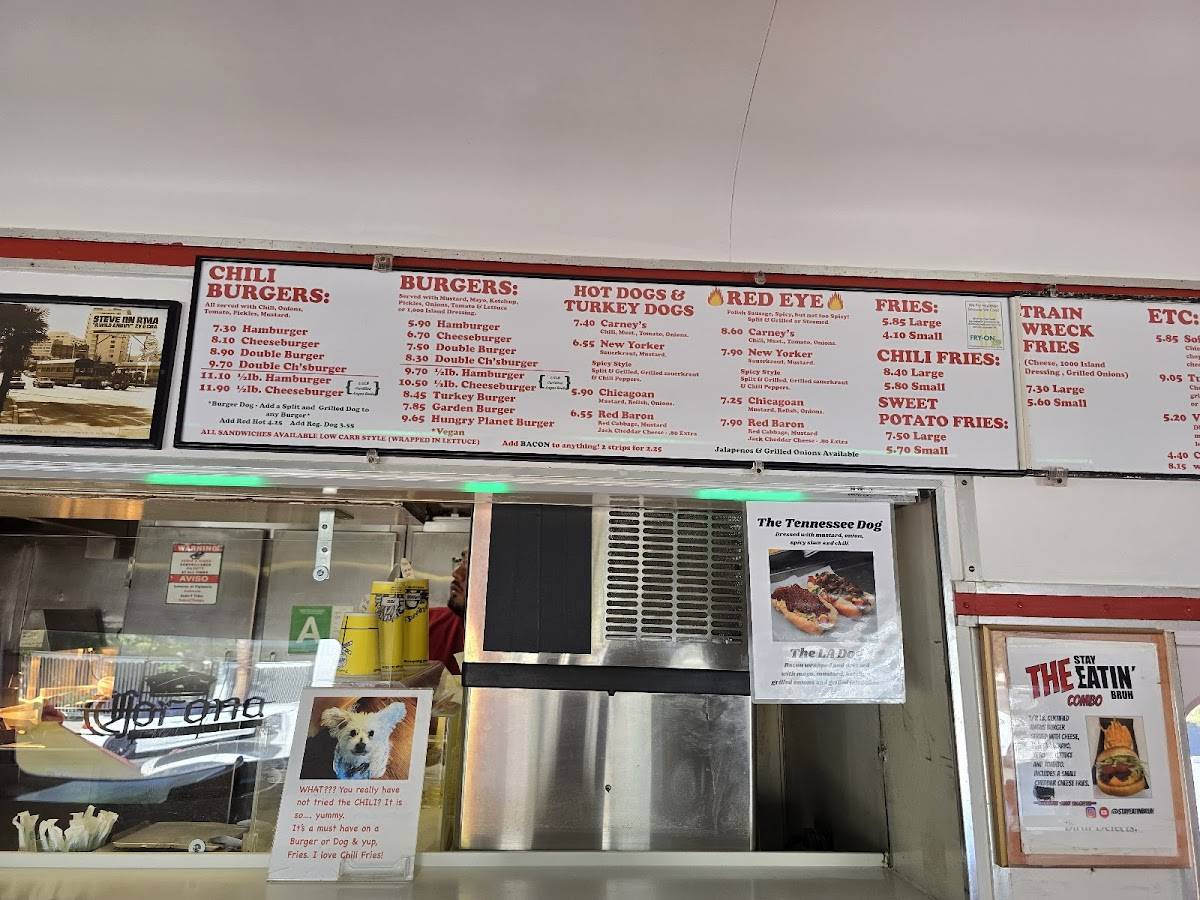 Menu at Carney's Restaurant, Los Angeles, W Sunset Blvd