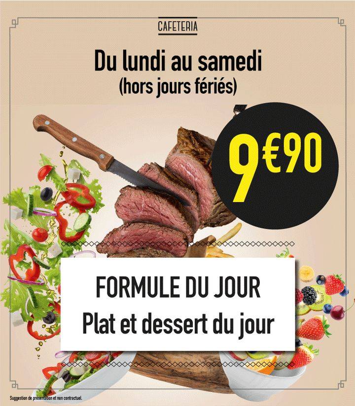 Menu at Carrefour Cafétéria, Saint-Jouan-des-Guérets