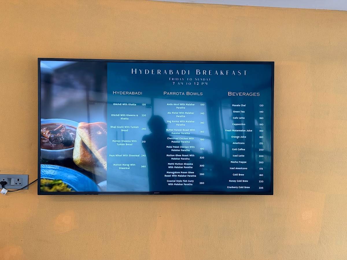 Menu at Casa D' Rasa - The Global Bistro, Hyderabad, Plot No 94