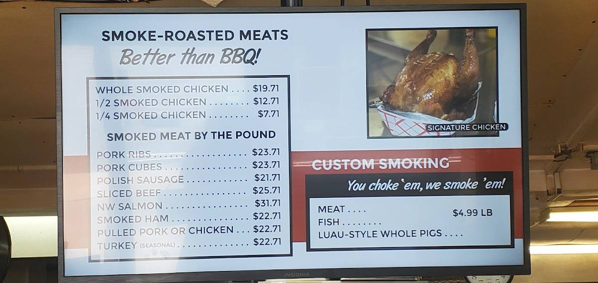 Menu at CaveMan Kitchen BBQ, Kent