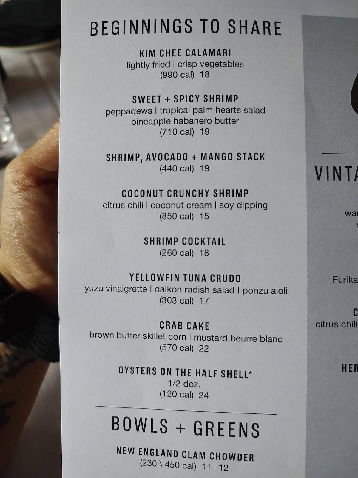 Menu at Chart House steakhouse, Genesee