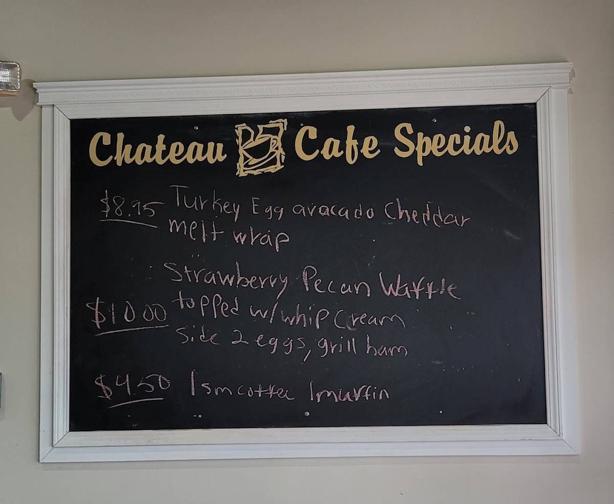 Menu at Chateau Cafe, Kenner, 701 W Esplanade Ave