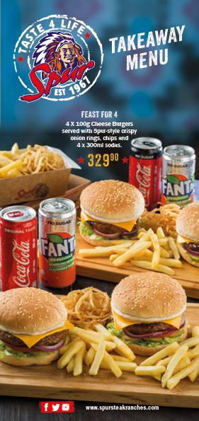 Menu at Checotah Spur Steak Ranch (Halaal) restaurant, Chatsworth, Shop 26B
