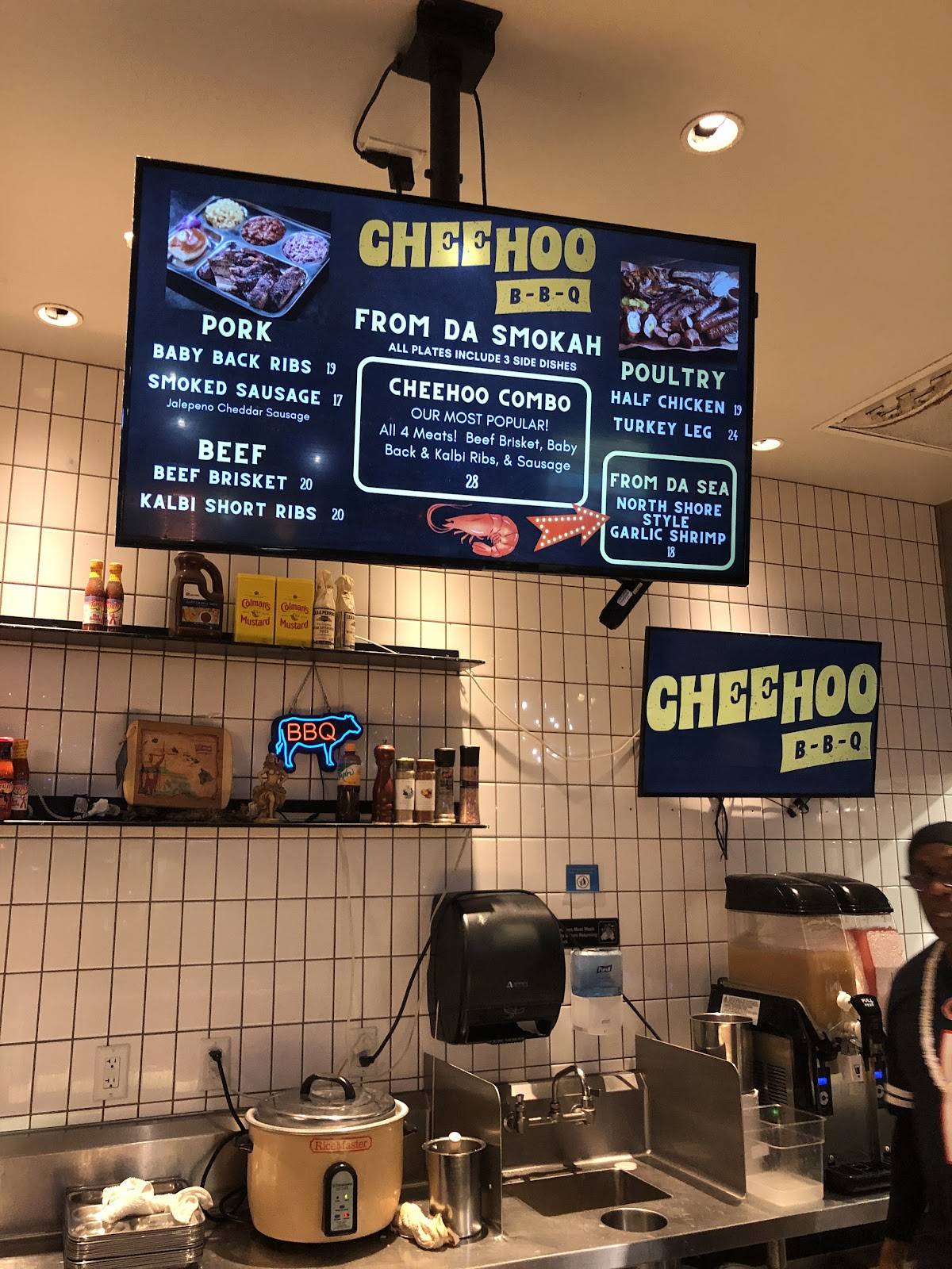 Menu at CheeHoo BBQ, Honolulu