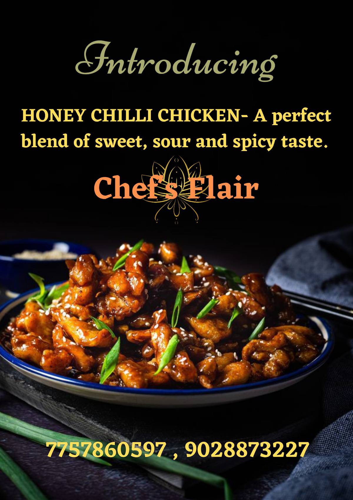 Menu at Chef's Flair, Juchandra