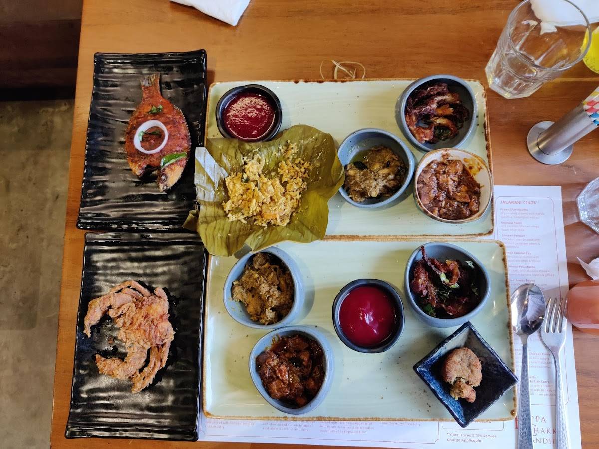 Menu at Kappa Chakka Kandhari, Chennai