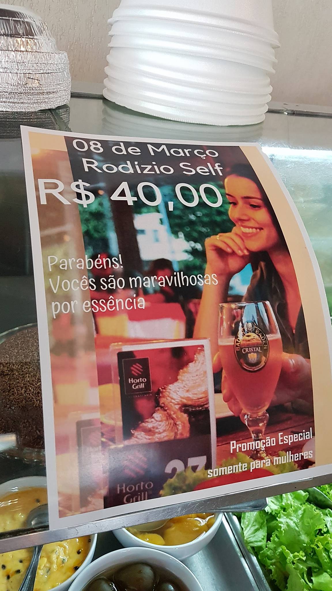 Menu at Churrascaria Horto Grill, Ipatinga