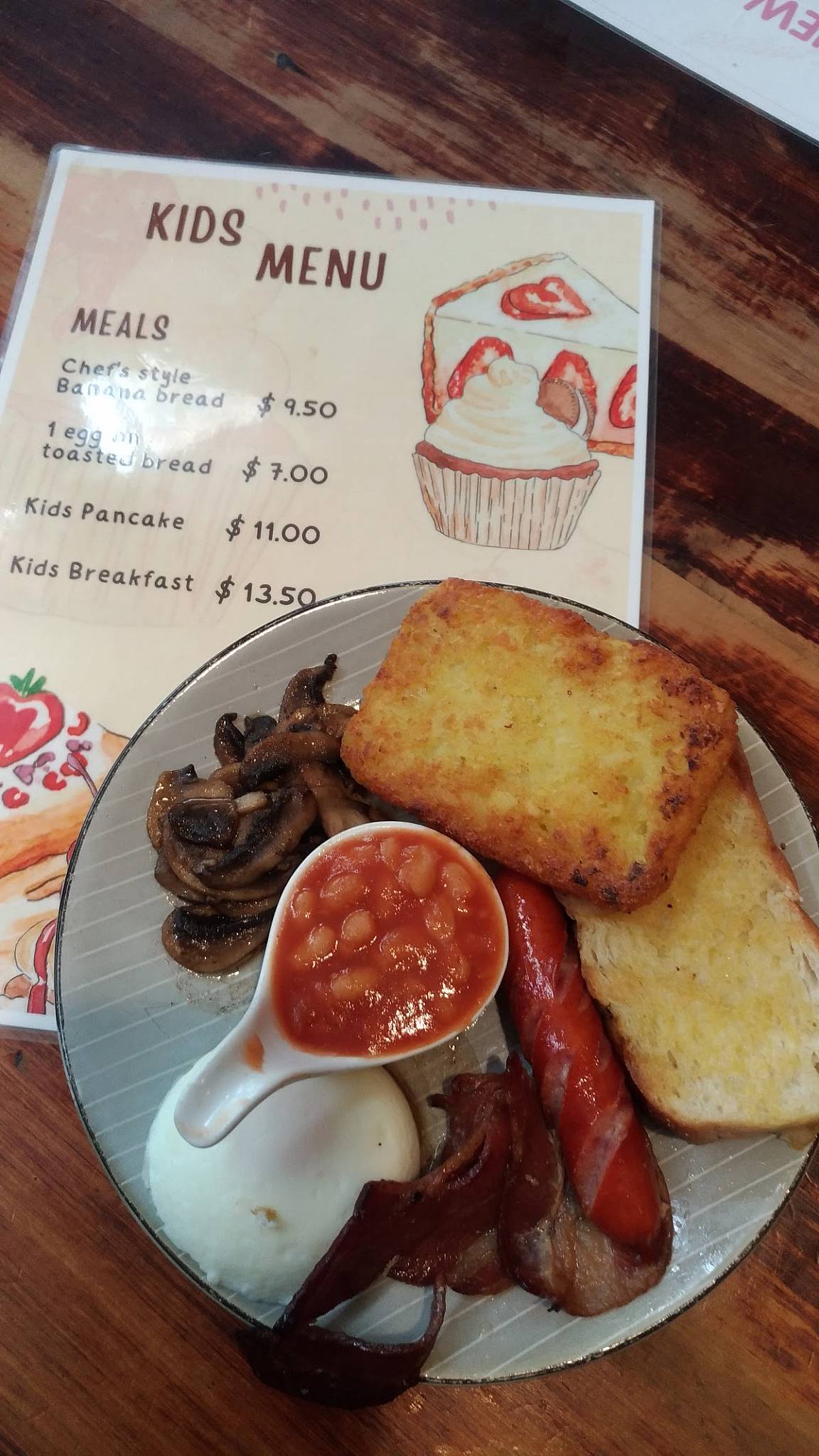 Menu at Coffee Lovers Cafe, Christchurch
