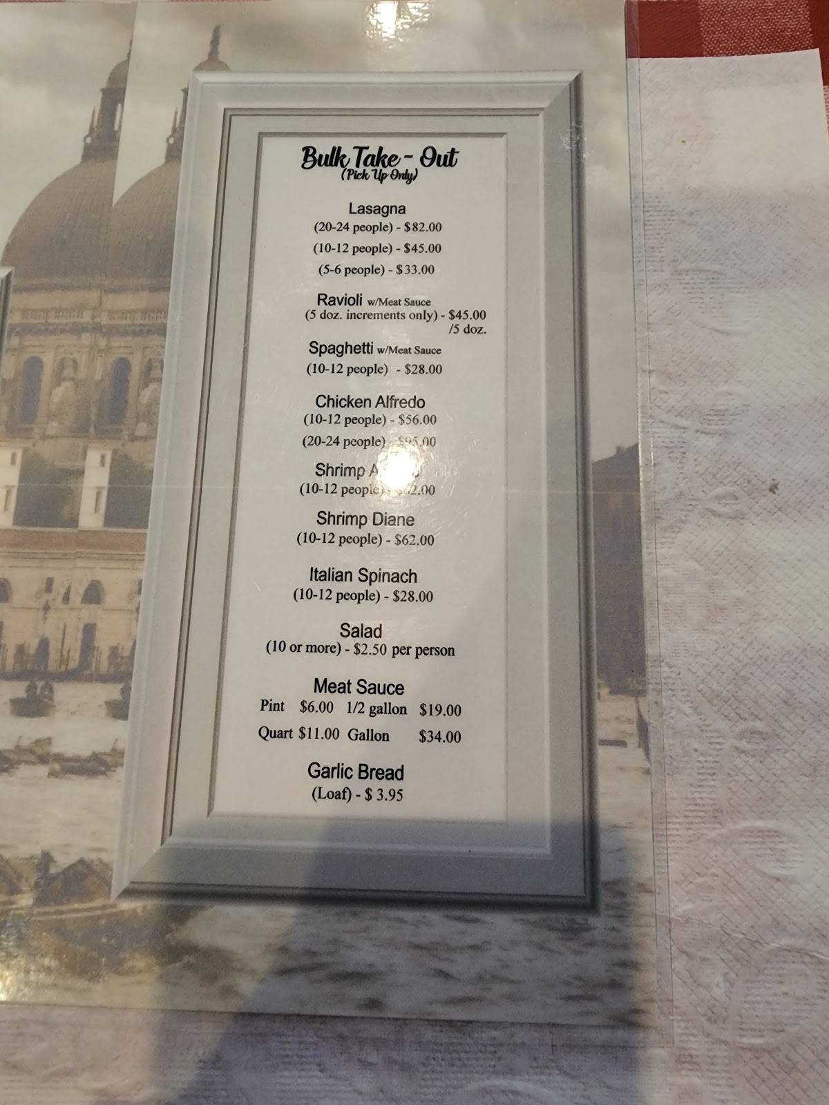Menu at Coletta's pizzeria, Memphis, Appling Rd