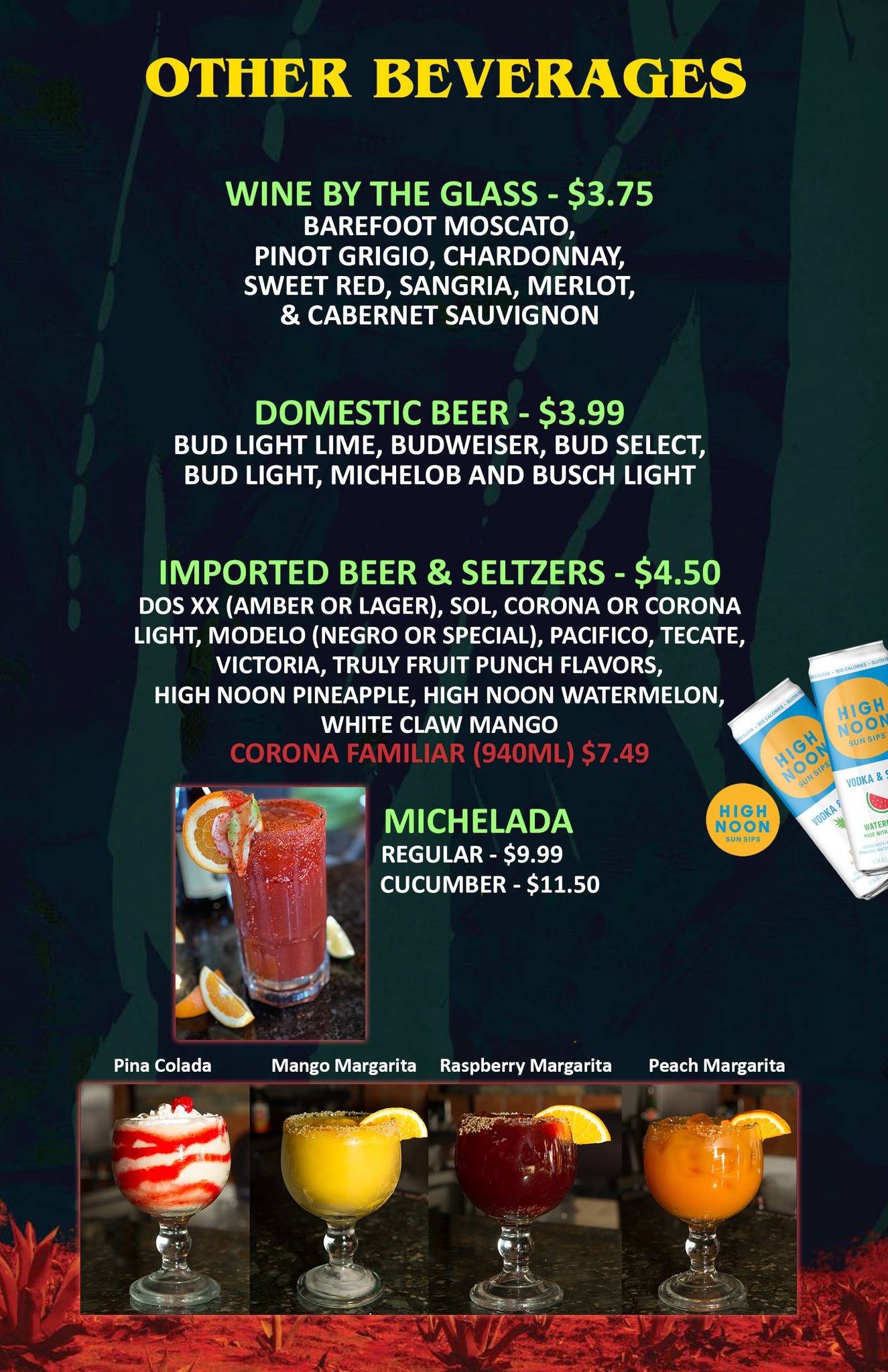 Menu at Agavero Grill & Cantina restaurant, Collinsville