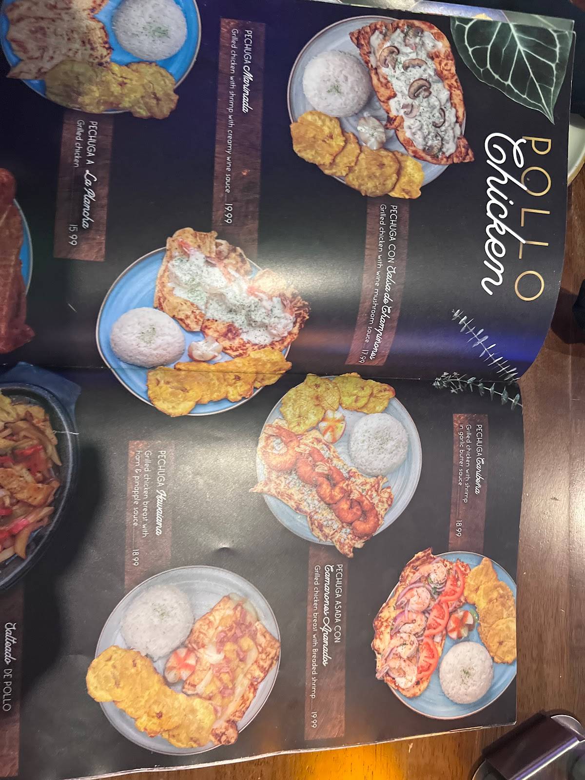 Menu at Colombian House Restaurant, White Plains