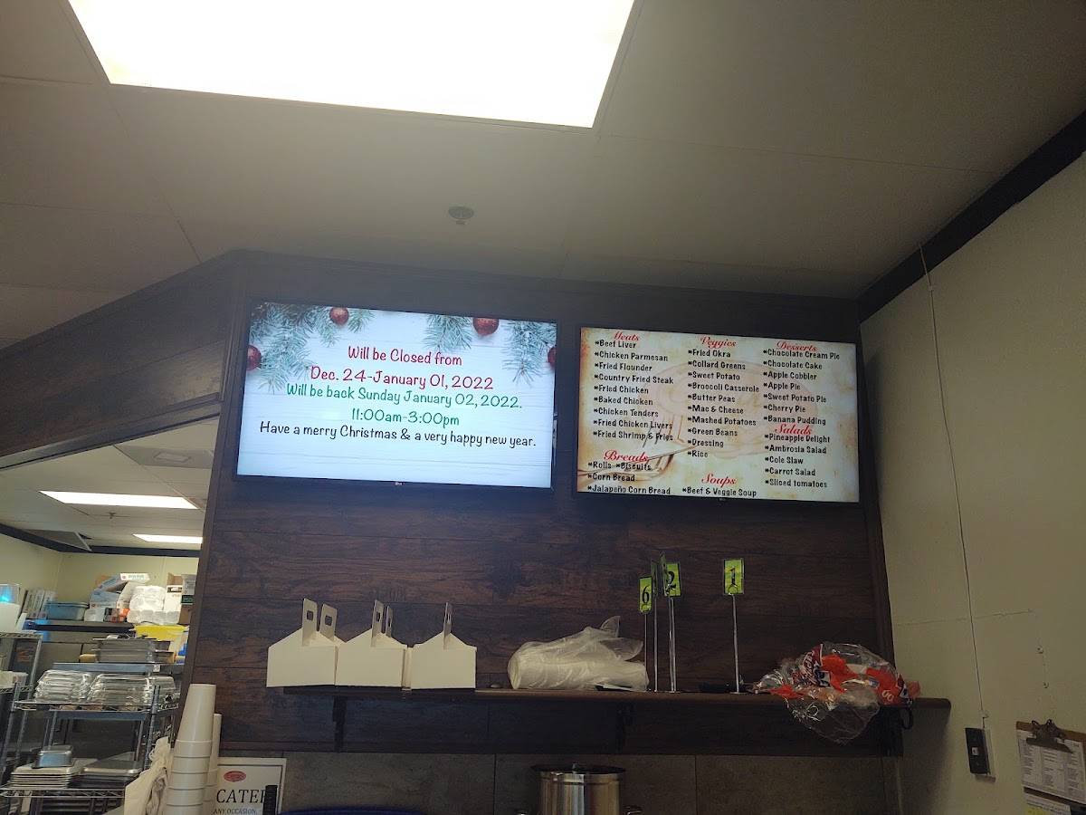 Menu at Cravings Home Cooking restaurant, McDonough