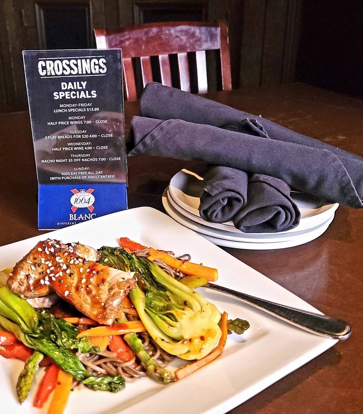 Menu at Crossing Pub & Eatery, London, Hyde Park Rd