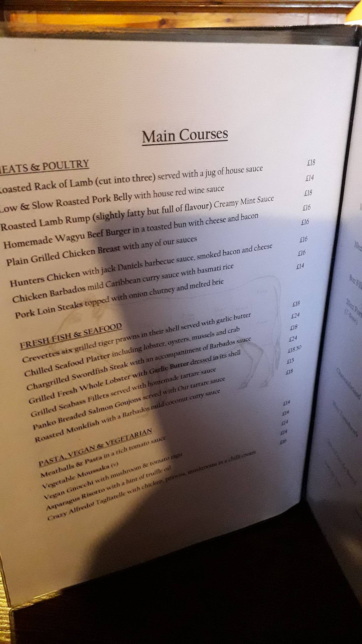 Menu at The Gate Llanfrechfa pub & bar, Cwmbran