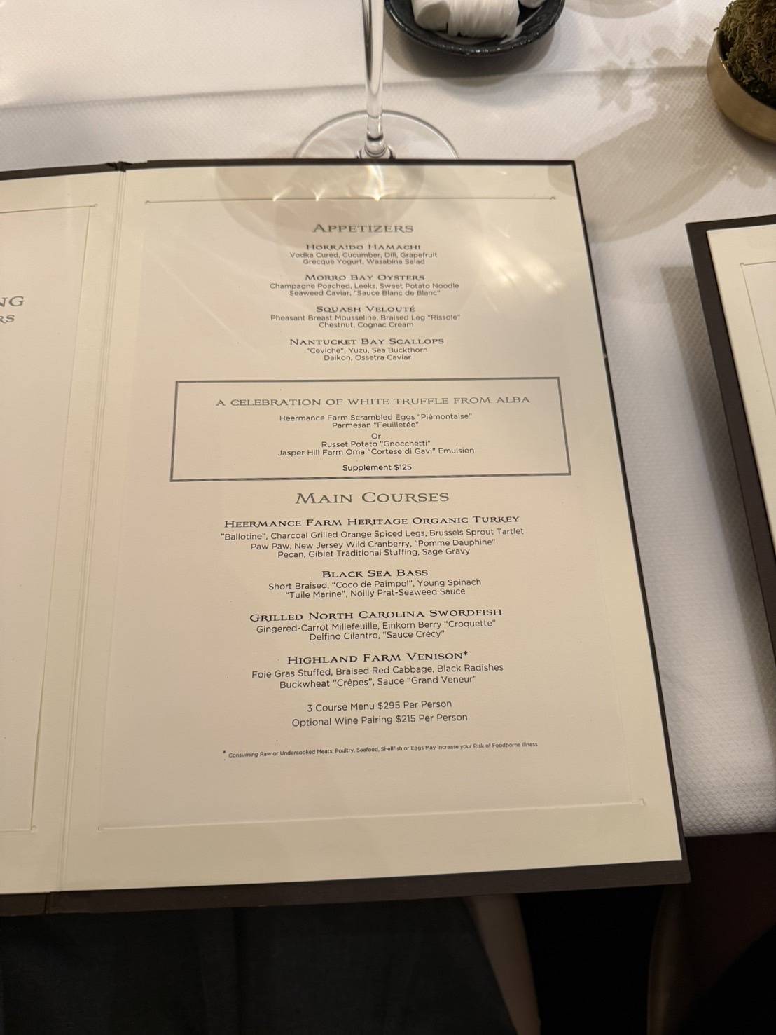 Menu at Daniel pub & bar, West New York, 60 E 65th St