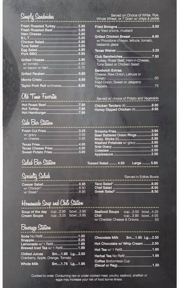 Menu at Delish On Main restaurant, Moscow